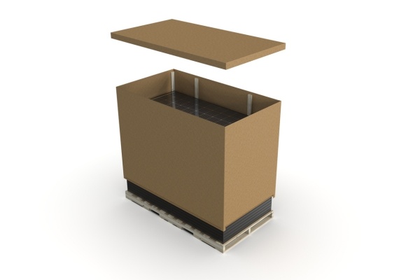 Corrugated Cardboard Pallet Boxes | Knockdown Crates