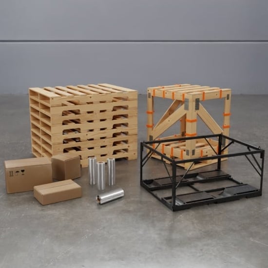 Glass Shipping Crates | Wood & Metal Transport Racks