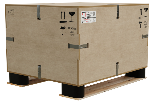 Stackable U-Loc Wooden Storage Crates | Collapsible Containers