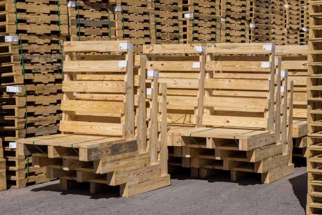 Glass Shipping Crates | Wood & Metal Transport Racks